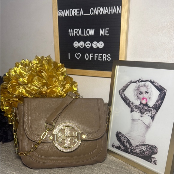 Tory Burch | Bags | Tory Burch Brown Leather Crossbody | Poshmark